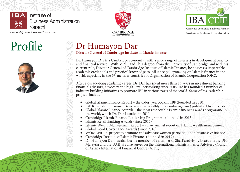 IBA - Centre for Excellence in Islamic Finance